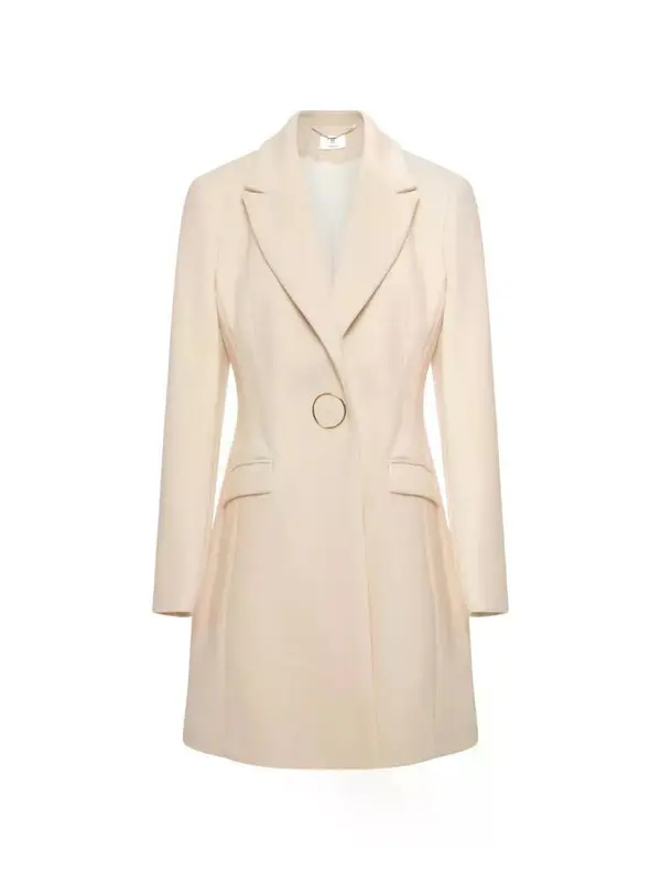 FRACOMINA Ring-detail Notched-lapel Coat