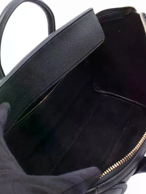 Celine Small Calfskin Little Luggage Top Handle Bag Satchel