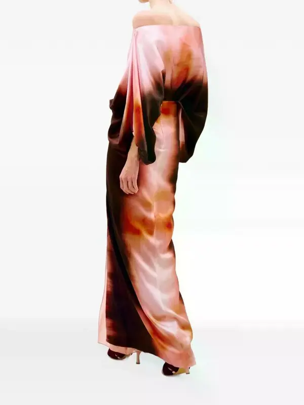 Silvia Tcherassi Keiry Gathered Maxi Skirt