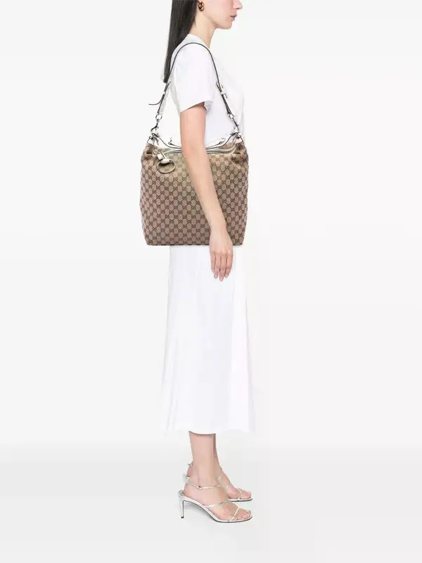 Gucci 2016-2026 Gg Canvas Icon Bit Hobo Satchel