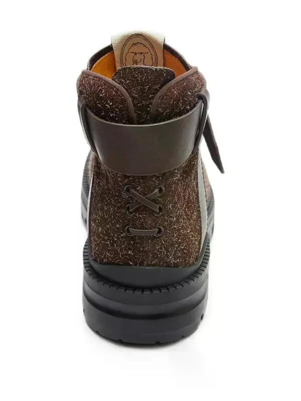 LILI CURIA Kitt Suede Lace Up Ankle Boots