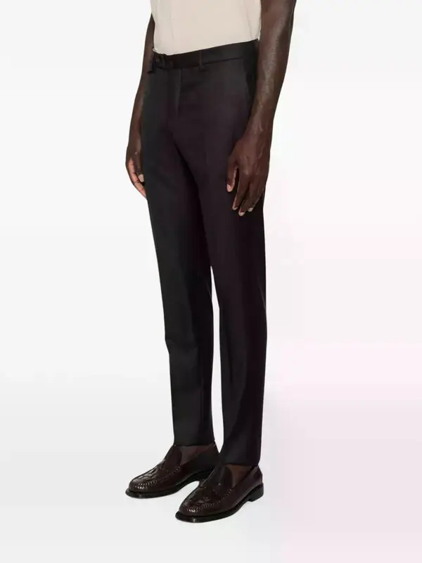 Tagliatore Pressed-crease Wool Trousers