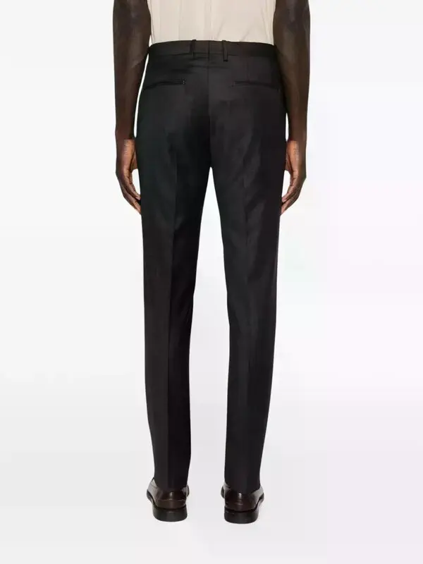 Tagliatore Pressed-crease Wool Trousers