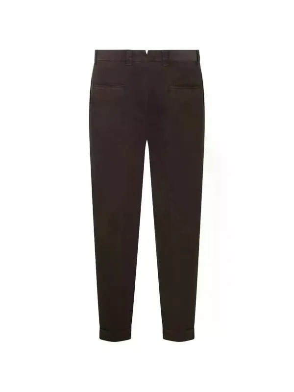 BERWICH Pleated Turn-up Trousers