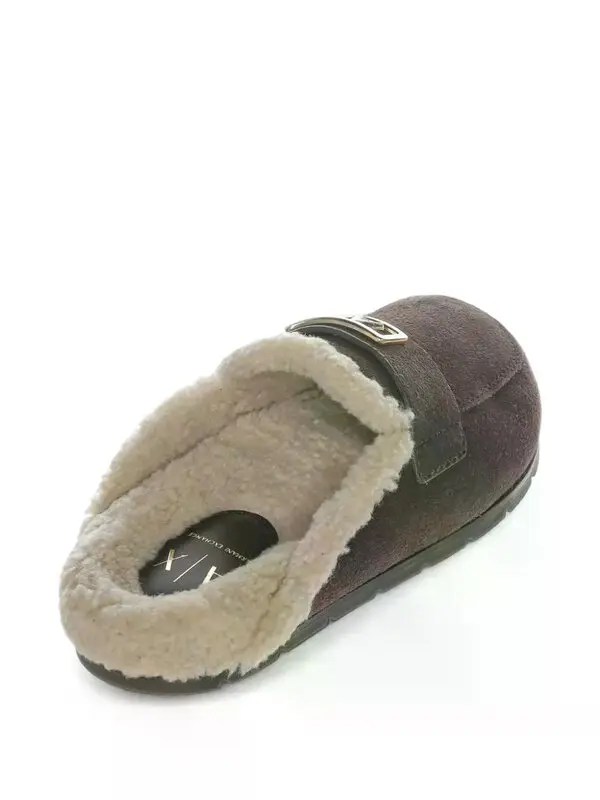 Armani Exchange Logo-plaque Flat Mules