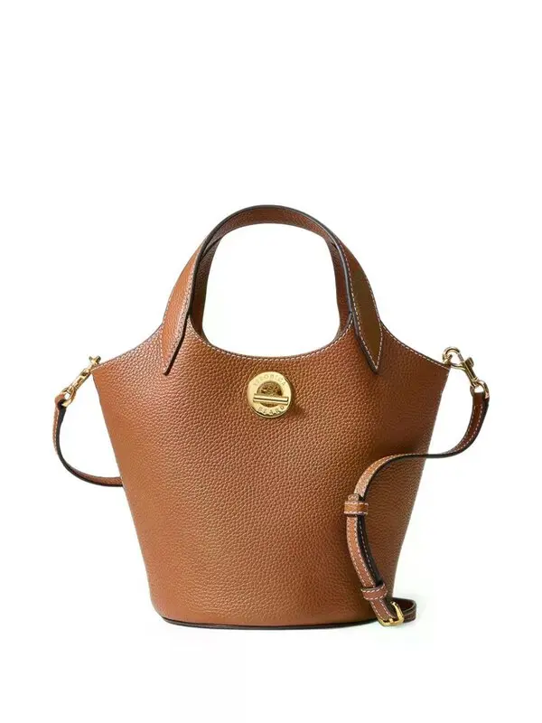 Veronica Beard Anchor Leather Tote Bag - Brown
