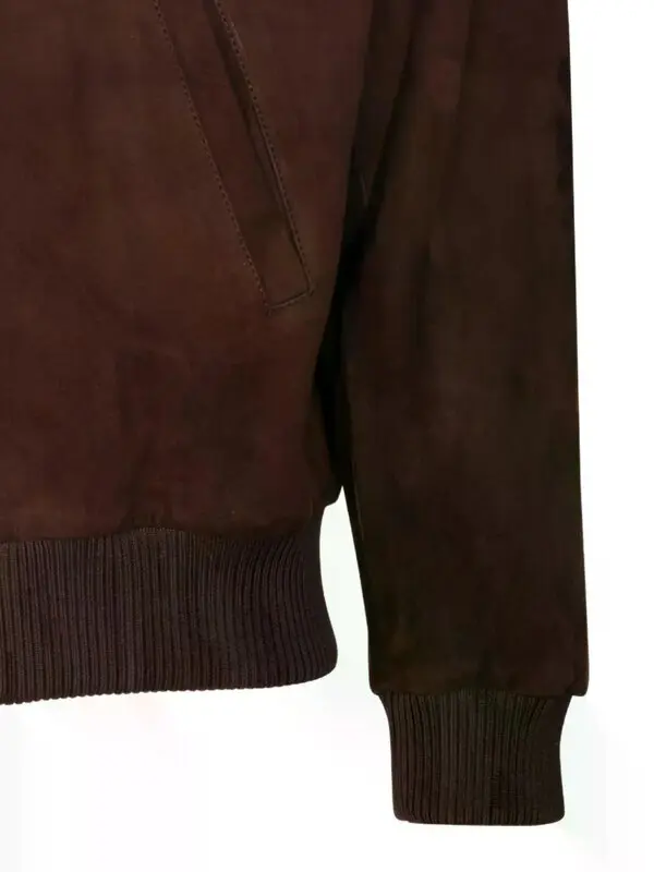 Tagliatore Suede Bomber Jacket