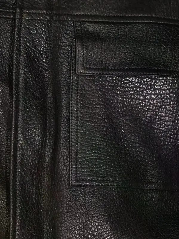 SALVATORE SANTORO Grained Leather Jacket