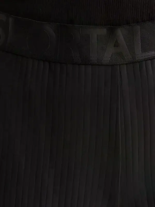SPORTALM Logo-jacquard Waistband Flared Trousers