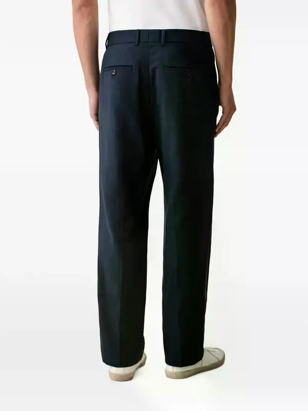 Scotch & Soda Otis Herringbone-pattern Straight-leg Trousers