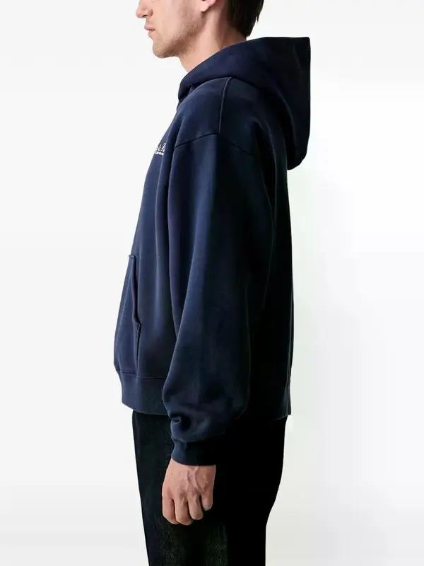 SPORTY & RICH Logo-embroidered Hoodie