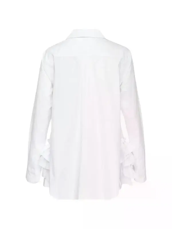 Comme Des Garçons Ruffled Cotton Shirt