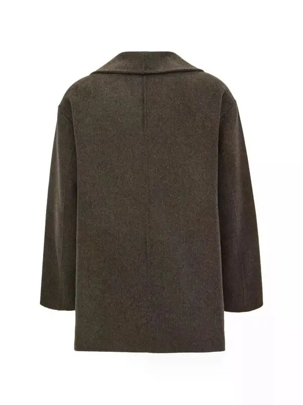 THE DYNAMIS STUDIO Double-breasted Shawl-lapel Coat