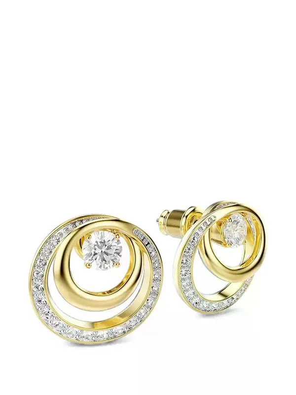 SWAROVSKI Hyperbola Crystal-embellished Circular Earrings