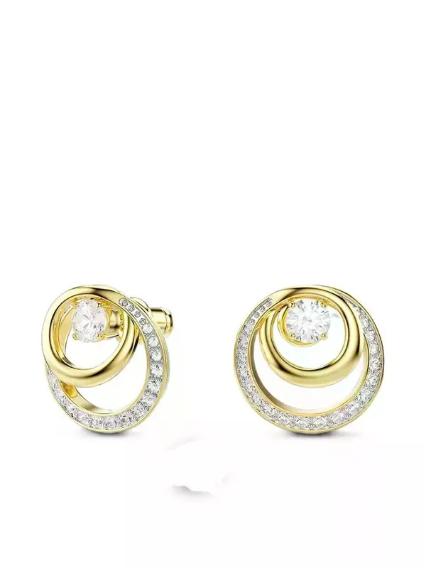 SWAROVSKI Hyperbola Crystal-embellished Circular Earrings
