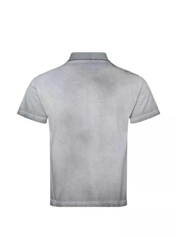 DOUBLET Gas Mask Bear Polo Shirt - Grey