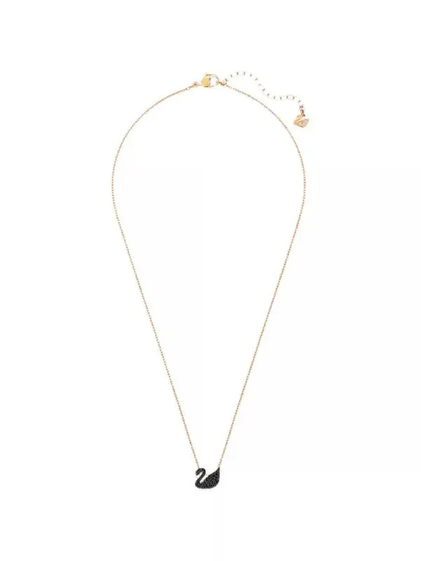 SWAROVSKI Iconic Swan Necklace - Pink