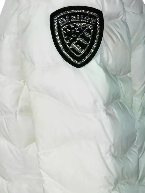 BLAUER. Camelia Wave-quilted Hooded Jacket