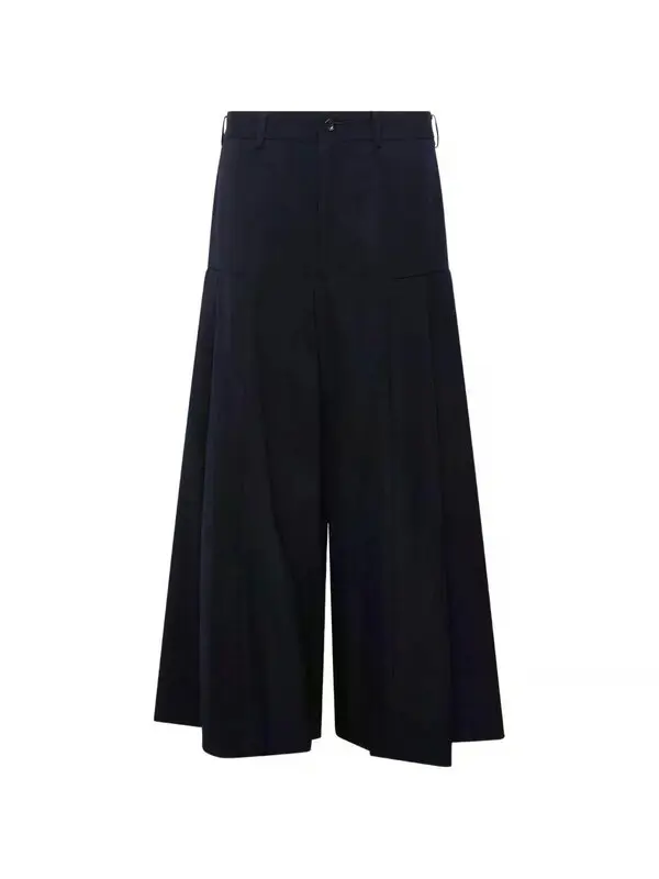 Comme Des Garçons Pleated Wide-leg Trousers
