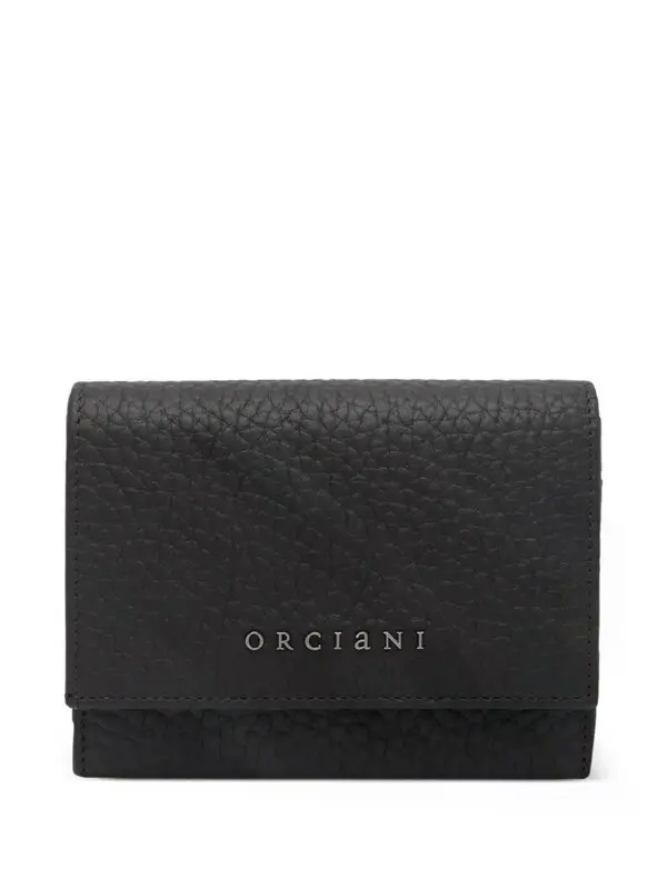 Orciani Grained Leather Wallet - Brown