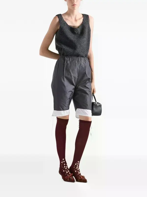 Prada Shetland Wool Top - Grey