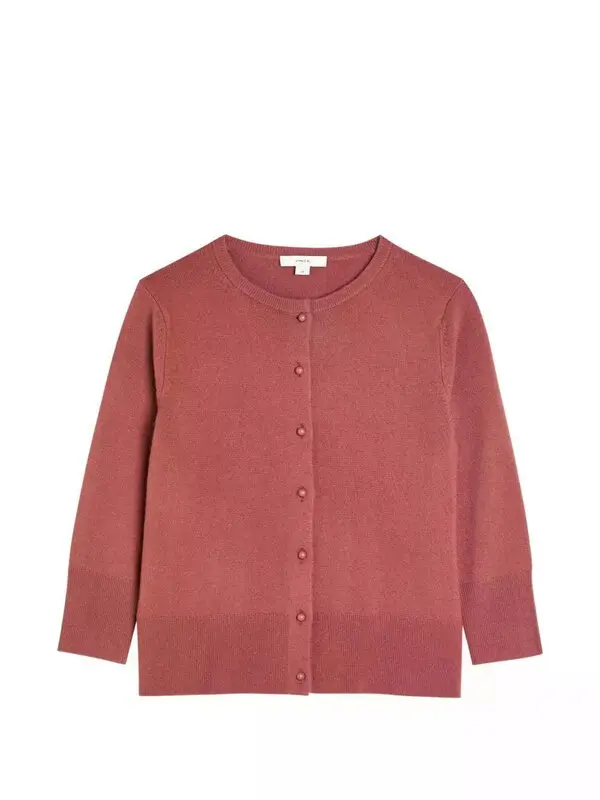 Vince Ribbed-trim Cardigan - Pink