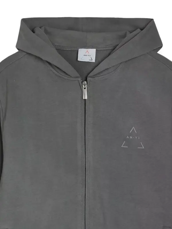AN-Y1 Vice Logo-print Zip-up Hoodie
