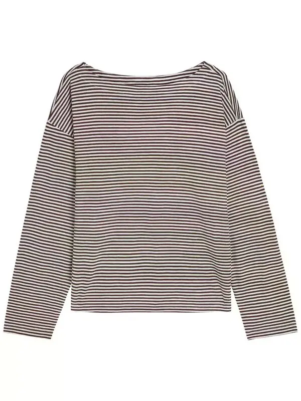 Eileen Fisher Striped Long-sleeve T-shirt