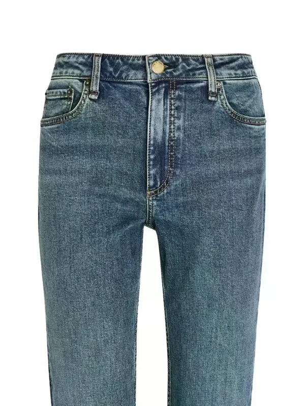 Rag & Bone Faded-effect Straight-leg Jeans - Blue