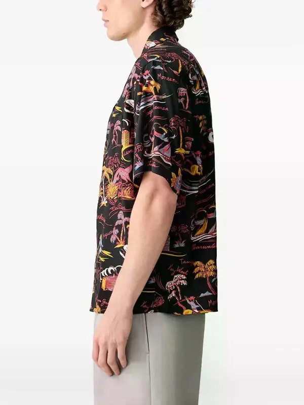 WACKO MARIA Graphic-print Short-sleeve Shirt