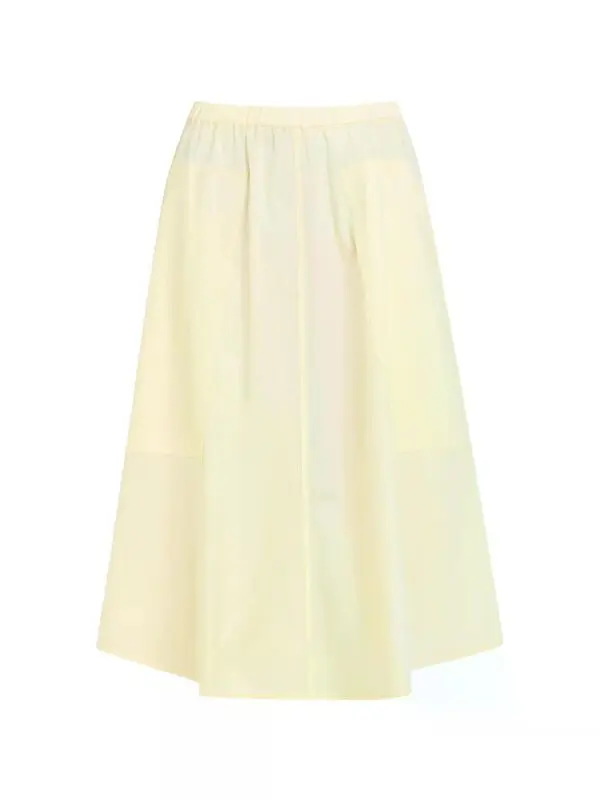 Vince Elasticated-waist A-line Midi Skirt