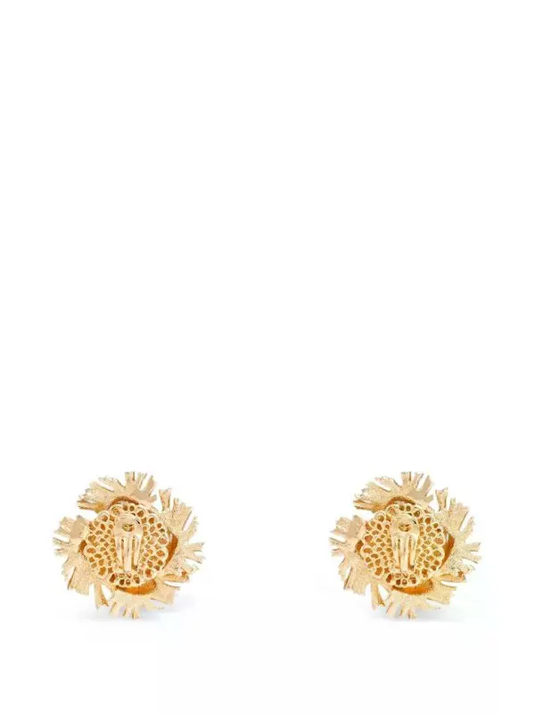 Dolce & Gabbana Cabochon Clip Earrings - Gold