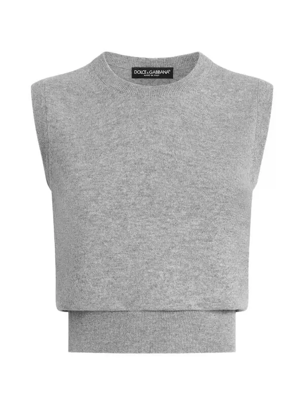 Dolce & Gabbana Cashmere Sleeveless Top