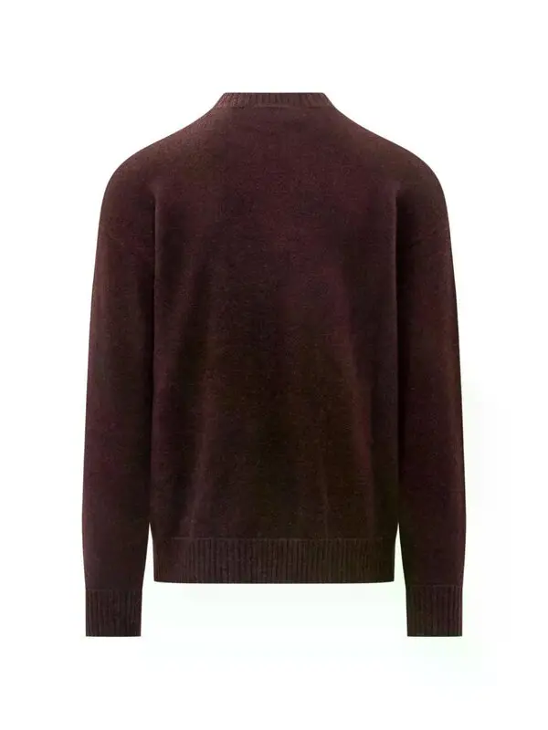 LANEUS Crew-neck Drop-shoulder Sweater