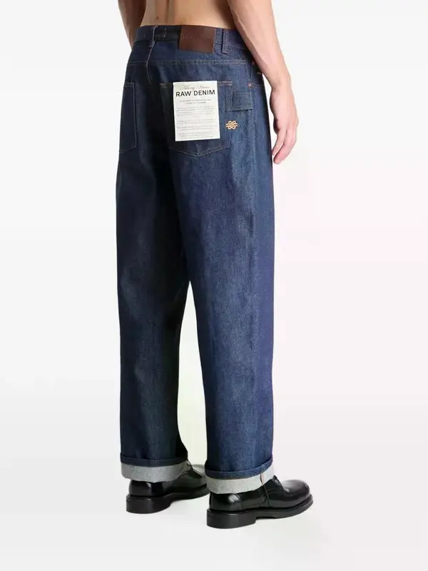 Filling Pieces Raw-denim Straight-leg Jeans