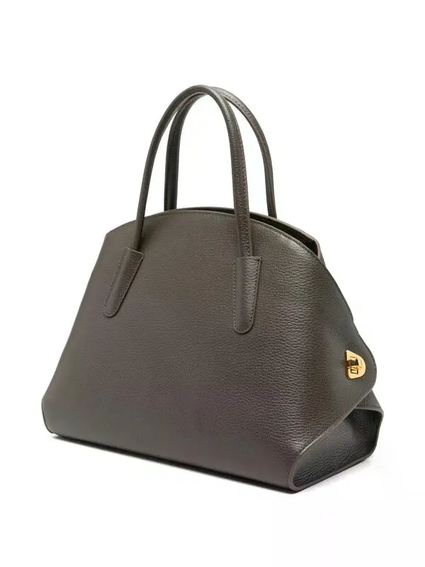 COCCINELLE Grained Leather Tote Bag