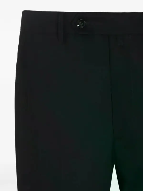 BERWICH Pressed-crease Wool Trousers