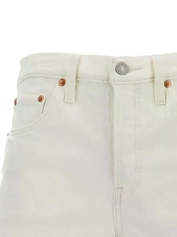 LEVI'S Frayed-hem Denim Shorts