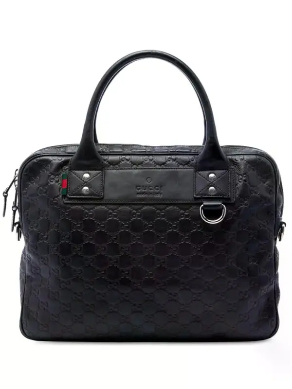 Gucci 2016-2026 Guccissima Web Business Bag
