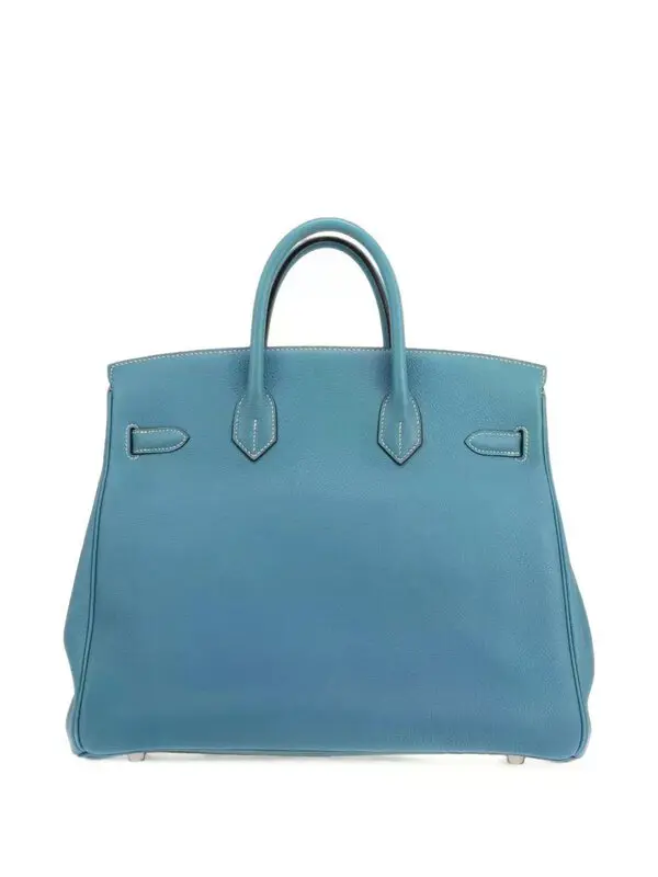 Hermès Haut À Courroies Tote Bag - Blue