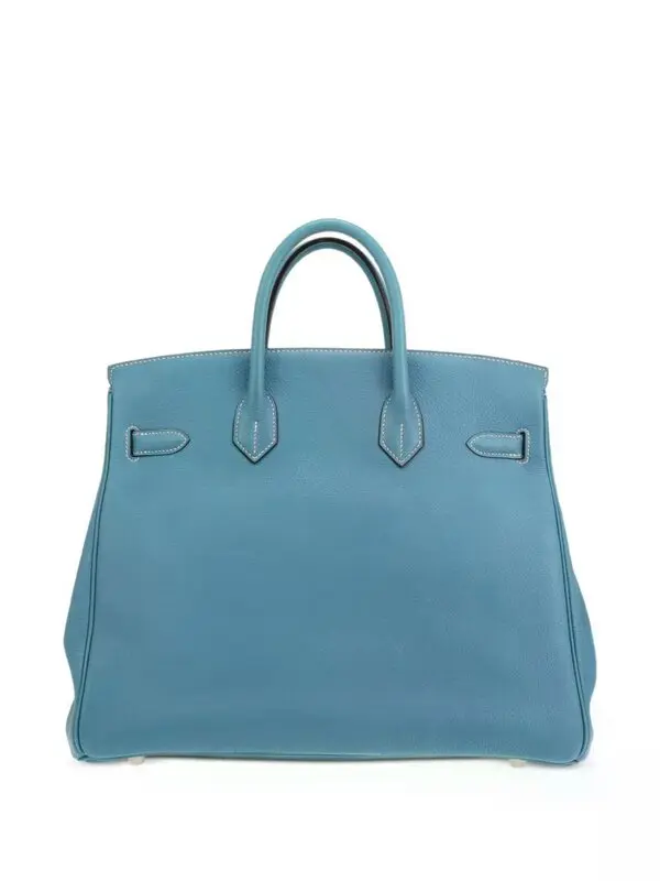 Hermès Haut À Courroies Tote Bag - Blue