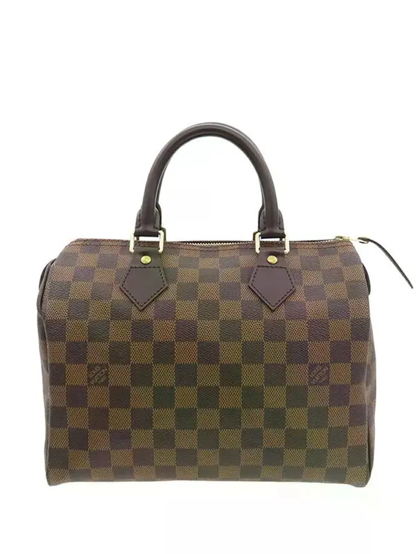 LOUIS VUITTON Damier Ebene Speedy Boston Bag - Brown