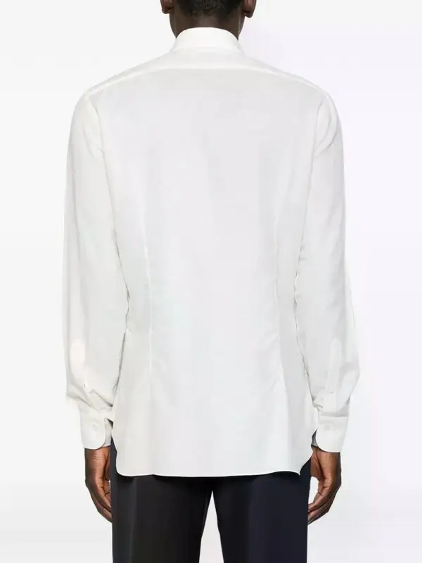 BARBA NAPOLI Spread-collar Long-sleeve Shirt