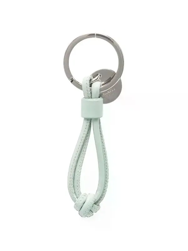 JIL SANDER Leather Knot Loop Keyring