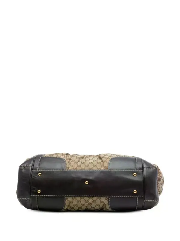 Gucci Gg Canvas And Leather Dialux Queen Tote Bag - Neutrals