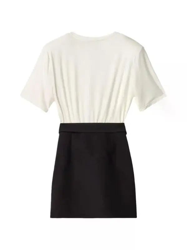 GAELLE PARIS Gaële Paris Belted Button-detail Mini Dress