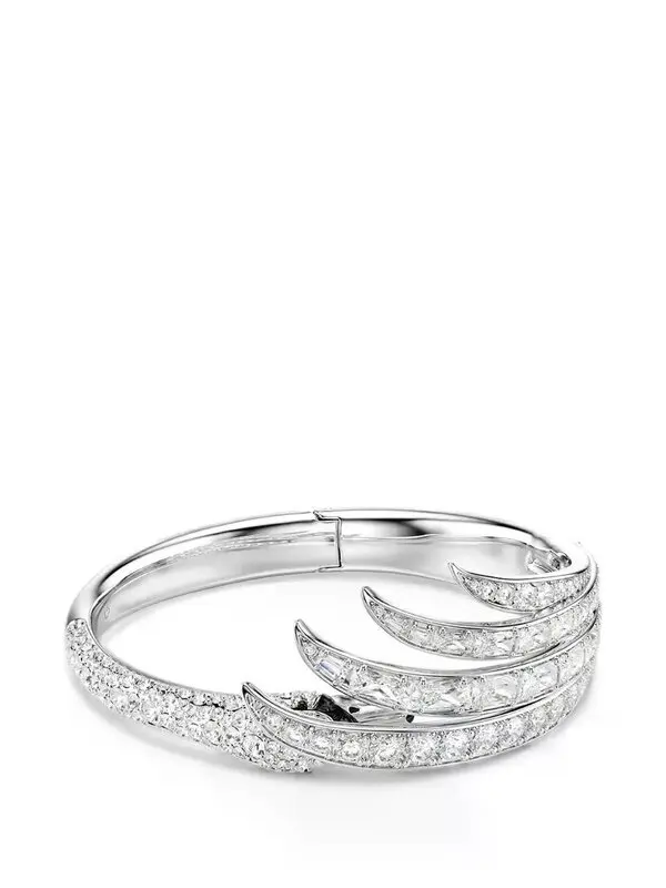 SWAROVSKI Swan Crystal-embellished Bracelet - Silver
