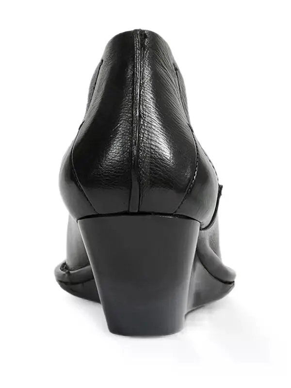 CAPASA MILANO Pointed-toe Wedge Ankle Boots