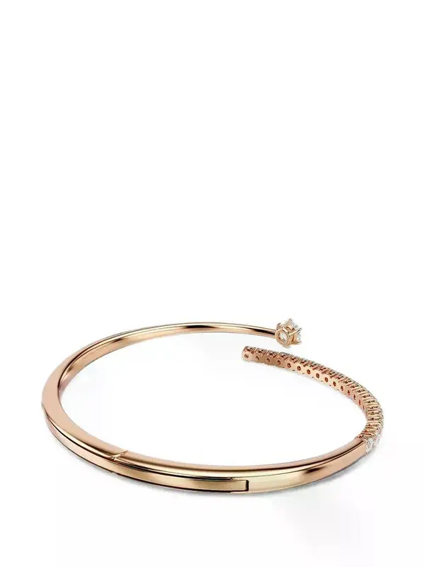 SWAROVSKI Matrix Crystal-embellished Wrap Bracelet - Pink