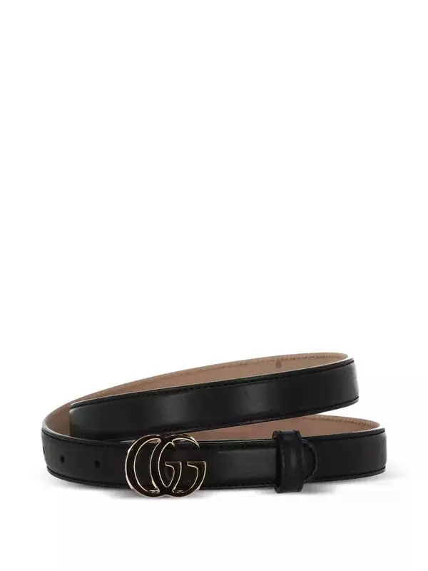 Gucci Gg Marmont Thin Belt - Black